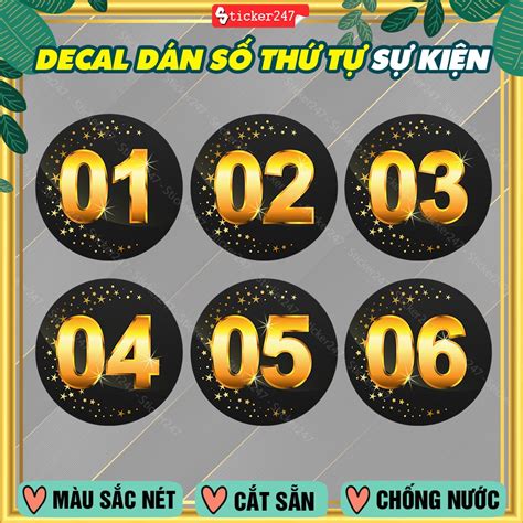 mua tem dán số thứ tự sang trọng 🌈𝑭𝒓𝒆𝒆𝒔𝒉𝒊𝒑 decal dán số sự kiện dán Áo