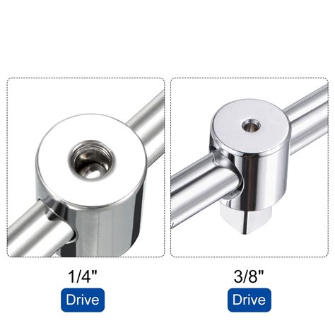 T Handle Uxcell 14 Drive Sliding Wrench Breaker Bar Set T Handle And