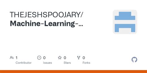 Github Thejeshspoojary Machine Learning Projects Python