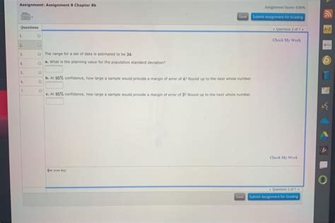 Solved Assignment Assignment 8 Chapter 8b Assignment Score