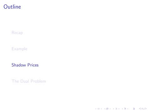 Lesson 30: Duality In Linear Programming | PPT