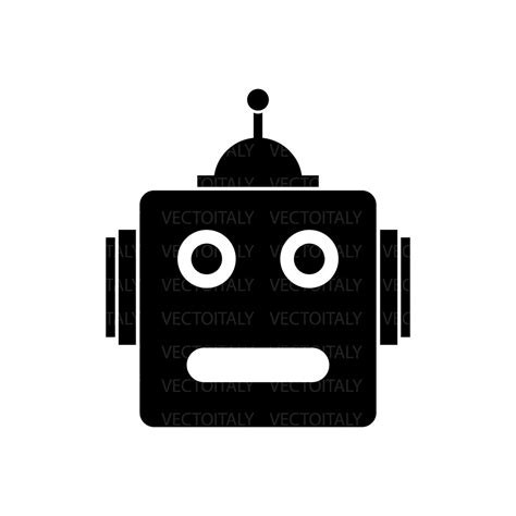 Robot Svg File Robot Pdf Robot Png Robot Head Svg Classic Robot Svg Vintage Robot Svg