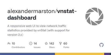 github alexandermarston vnstat dashboard a responsive web ui to view