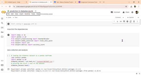 Sakthi Vel On Linkedin Project Titlediabetes Prediction Using Machine