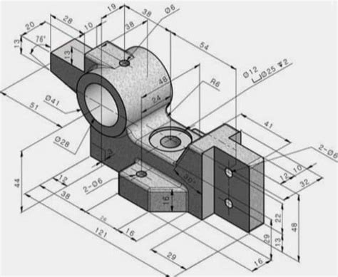 Pin By PhyArtDesign On D Mechanics Autocad Isometric Drawing Cad Drawing Technical Drawing