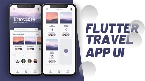 GitHub Ashu98s Flutter Travel App UI I Ve Designed Two Pages One Is The Home Page With A