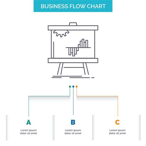 Business Chart Data Graph Stats Business Flow Chart Design With 3