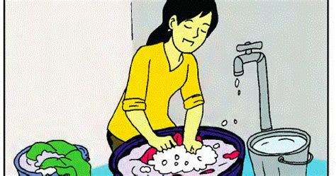 Mencuci Baju Gambar Animasi 51 Koleksi Gambar