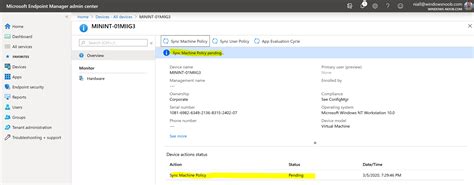 Using Device Sync And Device Actions In Microsoft Endpoint Manager