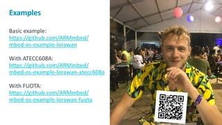 Develop With Mbed OS The Things Conference PPT