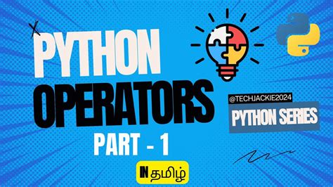 Python Operators Part 1 Python Series 5 Youtube