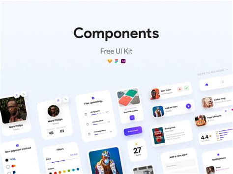 Components Ui Kit Free Xd Resource Adobe Xd Elements
