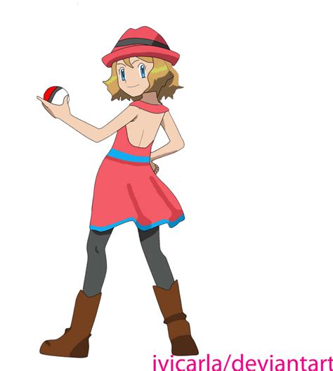 Pokemon Xy Serena Fan Art Vestido Fucsia Render By Ivicarla On Deviantart