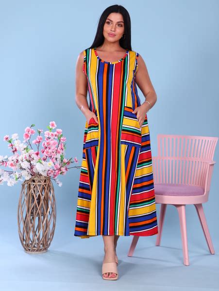 Сарафан женский летний большого размера, Женский, Демисезон, размер 50 ...