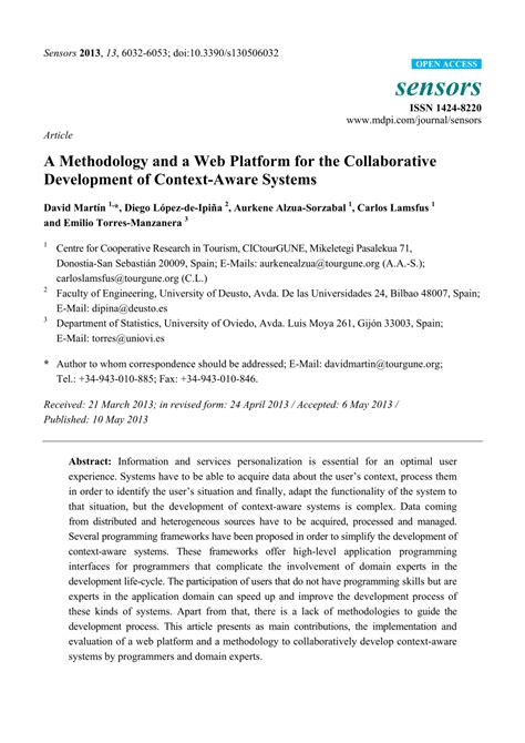Pdf A Methodology And A Web Platform For The Collaborative