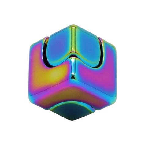 Orbit Cube Spinning Fidget Toy Assorted Colors Showcase
