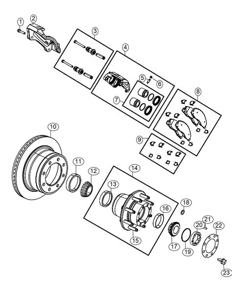 Ram 2500 Seal Wheel Bearing Right Or Left 05086773ac Chrysler