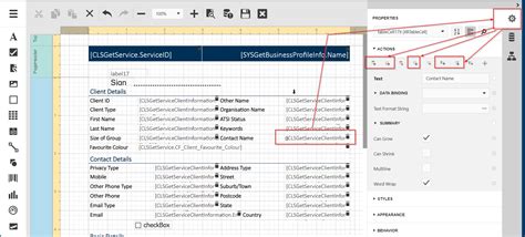 printout template basics adding modifying and removing standard fields