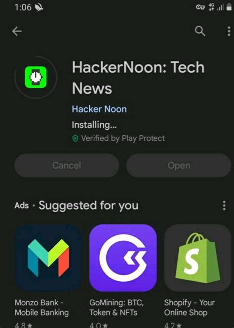 I Should Be Among The First To Install The Hackernoon Mobile App😎