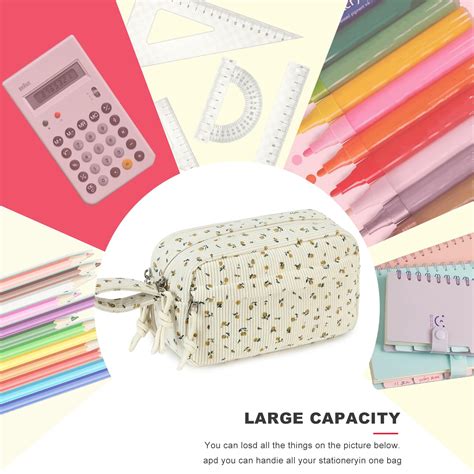 Bluboon Big Capacity Pencil Case Pencil Pouch Pen Case