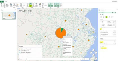 Visualizing The COVID Dataset Using Microsoft Excel D Maps