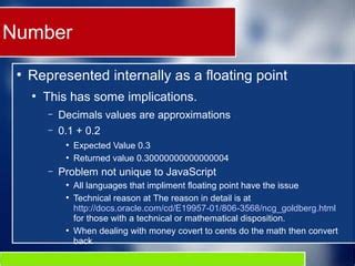 Javascript Data Types Ppt