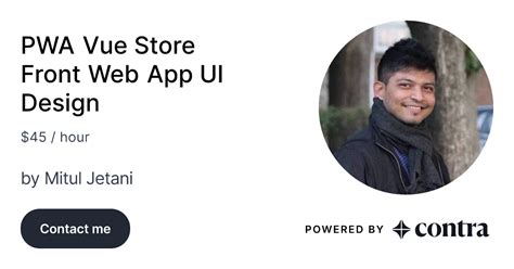 Pwa Vue Store Front Web App Ui Design By Mitul Jetani