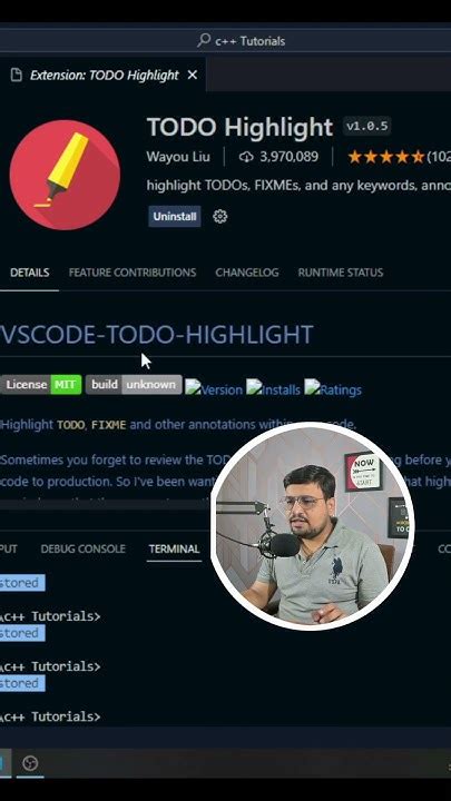Day 8100 Todo And Fixme In Vs Code 100daysofcodechallenge