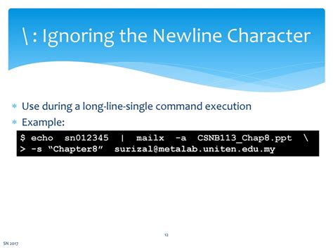 Chapter 8 The Shell Csnb113 System Administration Ppt Download
