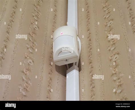 Infrared Ir Sensor For Home Burglar Alarm Stock Photo Alamy
