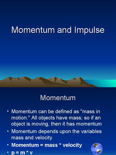 Momentum And Impulse Pdf Momentum Collision