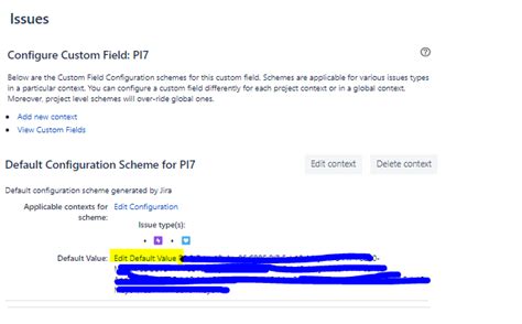 smart value for fetching custom field default valu