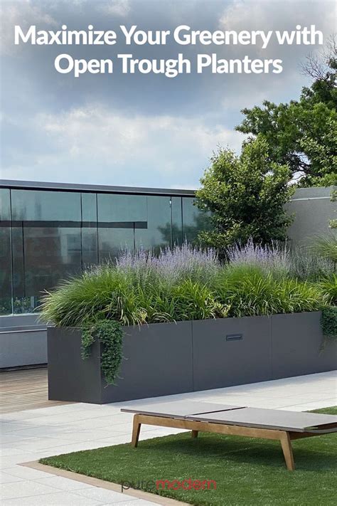 Elevate Your Landscape With Open Trough Modular Planters