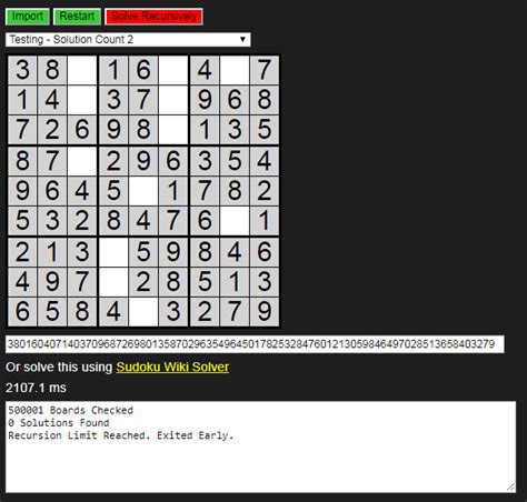 Performance Javascript Sudoku Recursive Solver Code Review Stack