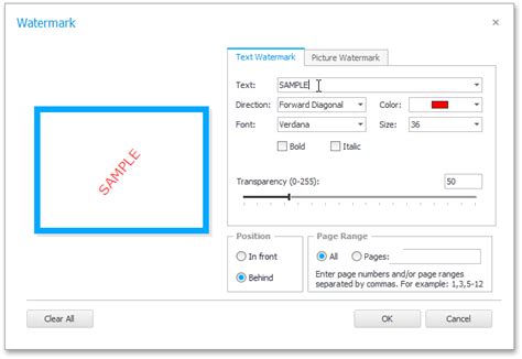 add watermarks to a report reporting tools devexpress