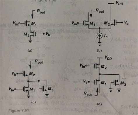 Solved 728 Determine The Output Impedance Of Each Circuit