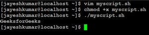 Shell Script Examples GeeksforGeeks