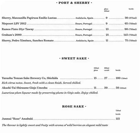 Menu At Sexy Fish Restaurant London Berkeley Square House