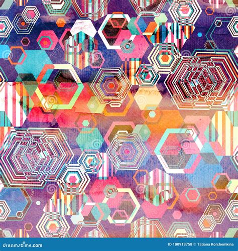 Geometric Diamond Pattern Stock Illustration Illustration Of Line 100918758