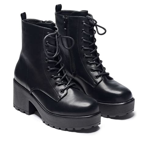 Womens Platform Boots Shop Lace Up Heeled And Long Boots Koi Footwear