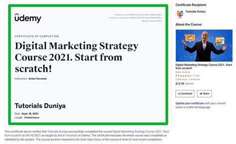 Udemy Free Courses With Certificate Download 2025