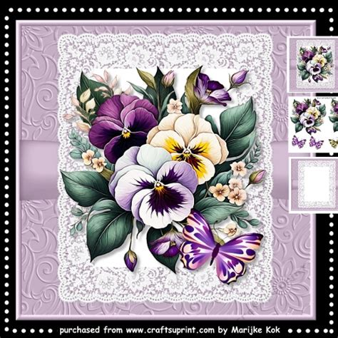 Lovely Violets Mini Kit Cup1356502936 Craftsuprint