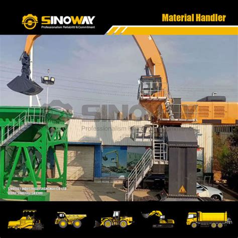 China Hydraulic Crawler Material Handler On Track For Scrap And Waste China Material Handling