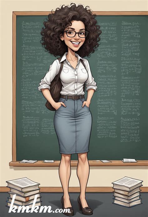 Female Teacher Cartoon