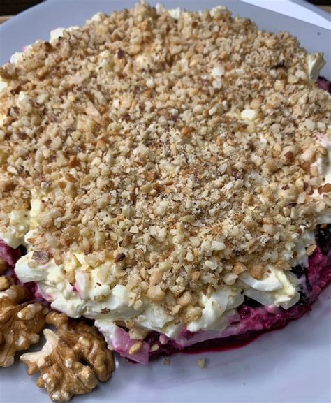 Свекольный салат с медово горчичной заливкой рецепт автора оксана 🏃‍♂️