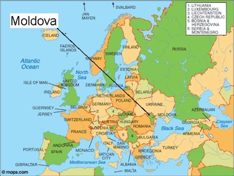 Chisinau Map Europe