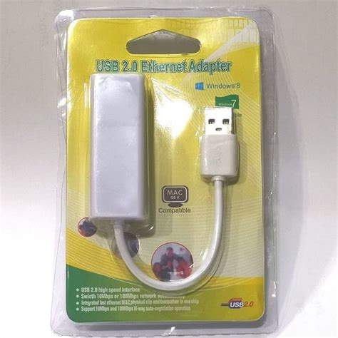 Jual USB LAN Adapter Converter USB To LAN USB To Ethernet RJ45 Kabel Shopee Indonesia