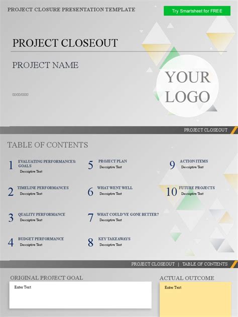 Ic Project Closure Presentation 11064 Powerpoint Pdf