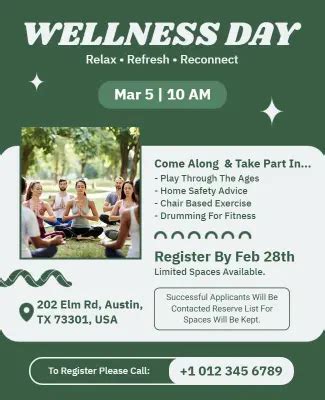 Free Health And Wellness Flyer Templates For Expos And Fairs