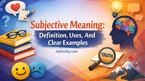 Subjective Meaning Definition Uses And Clear Examples